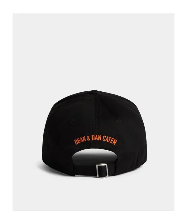 Dsquared2 Logo Printed Baseball Cap - Black