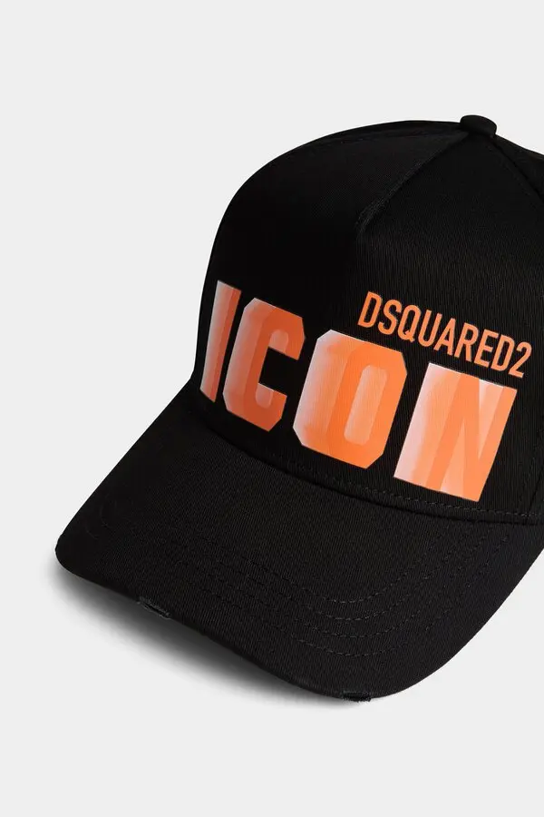 Dsquared2 Logo Printed Baseball Cap - Black