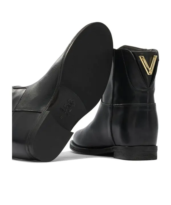 VIA ROMA 15 Round-toe Ankle Boots