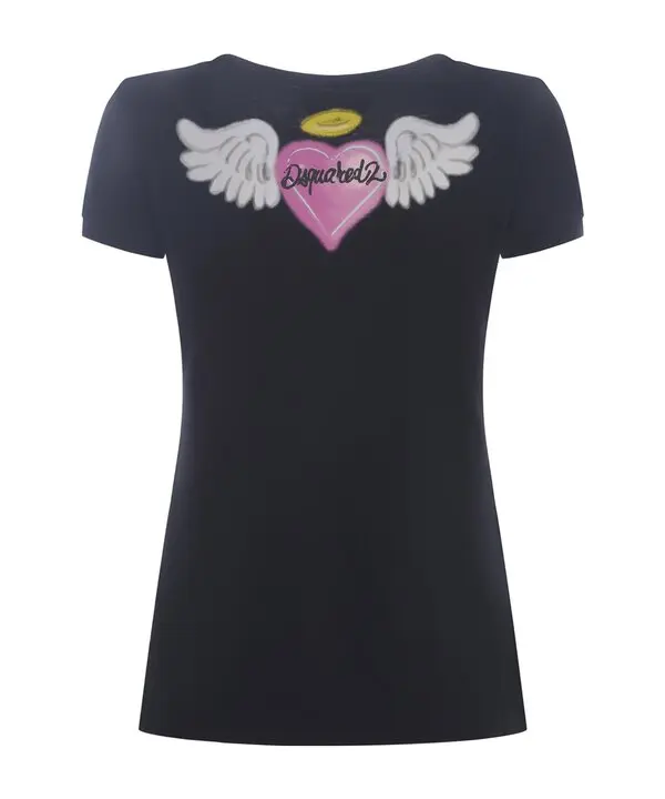 Dsquared2 Logo Printed Crewneck T-shirt