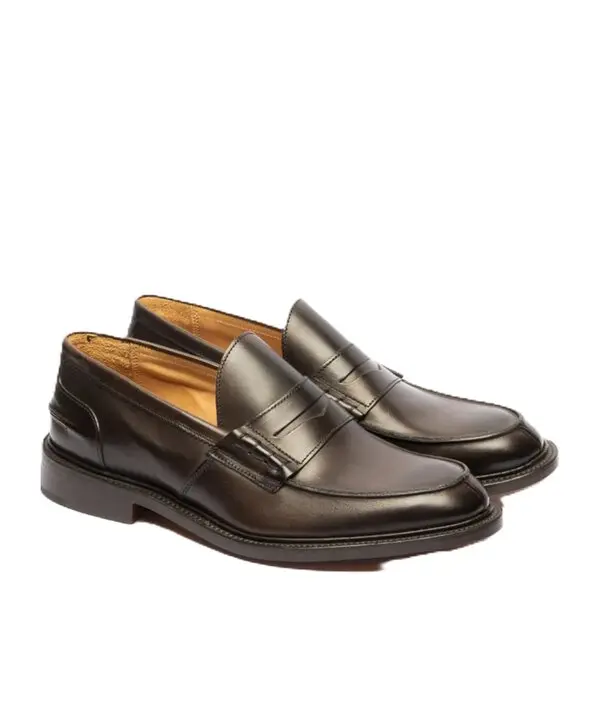 TRICKER'S Round-toe Penny Loafers