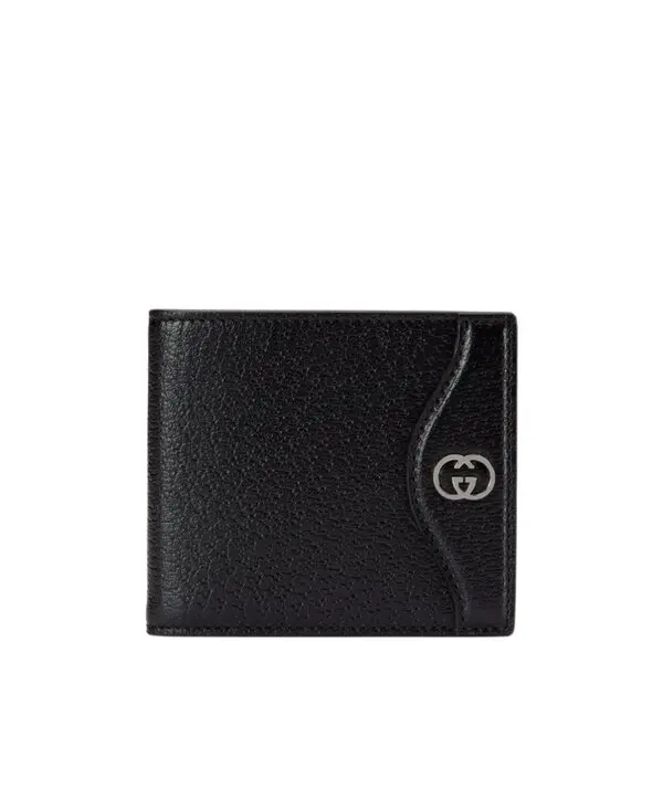 Gucci Interlocking G Card Case Wallet - Black