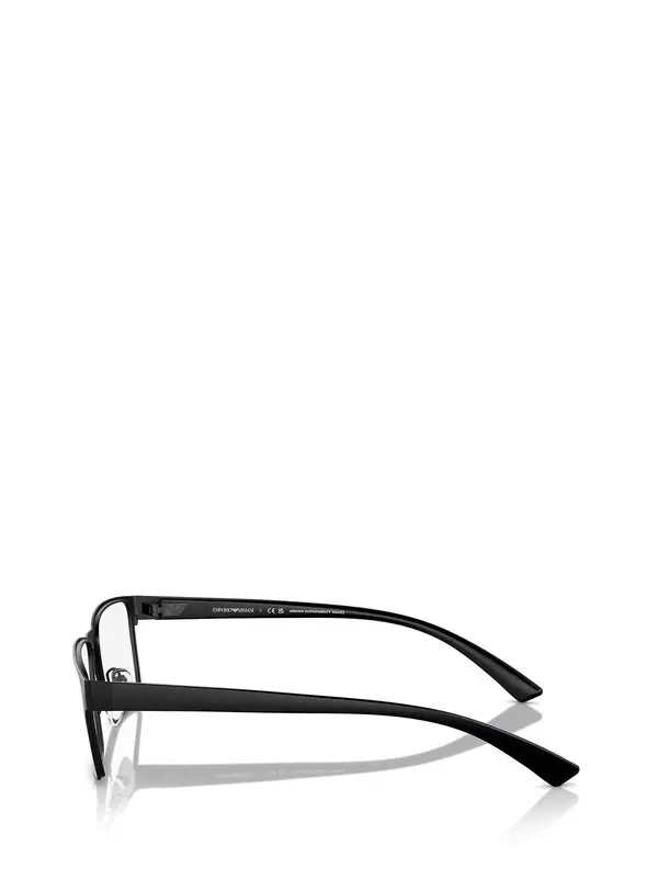 Emporio Armani Rectangular Eyeglasses - Black