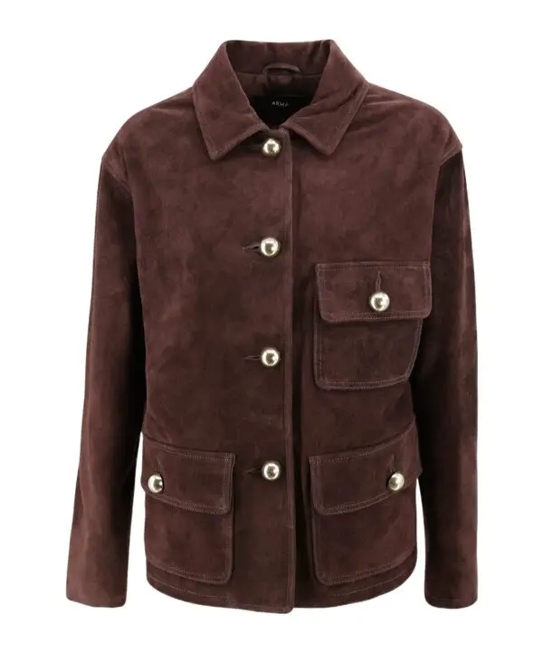 ARMA Rosia Suede Jacket - Black