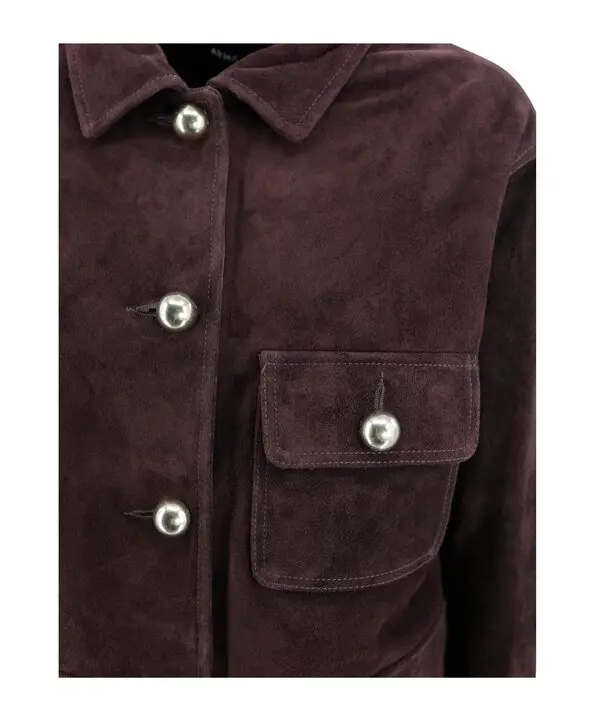 ARMA Rosia Suede Jacket - Black