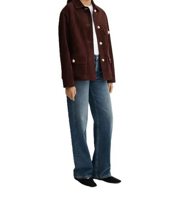 ARMA Rosia Suede Jacket - Black