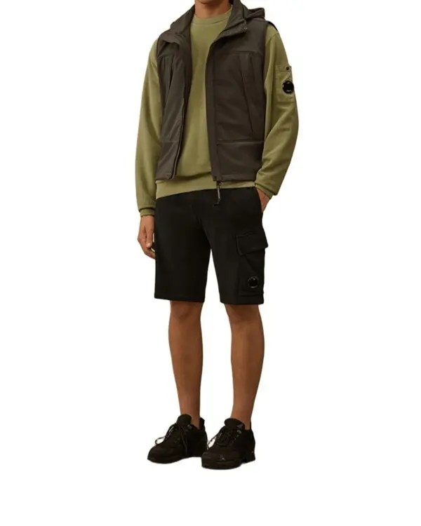 C.P. COMPANY Lightweight Fleece Cargo Shorts