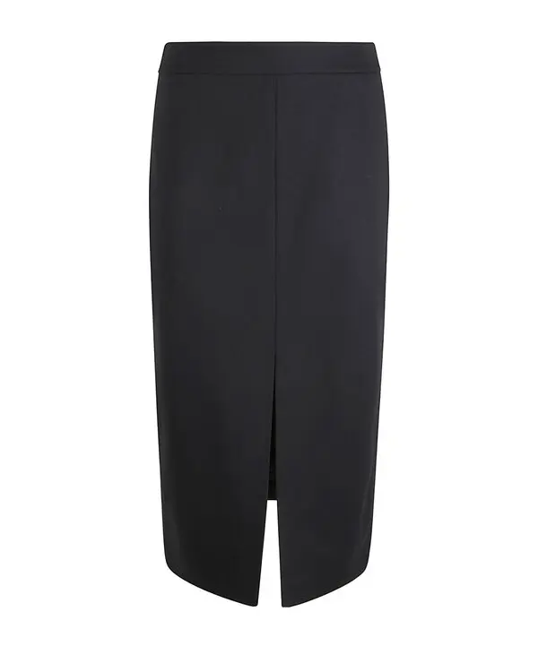 True Royal Slit Midi Skirt