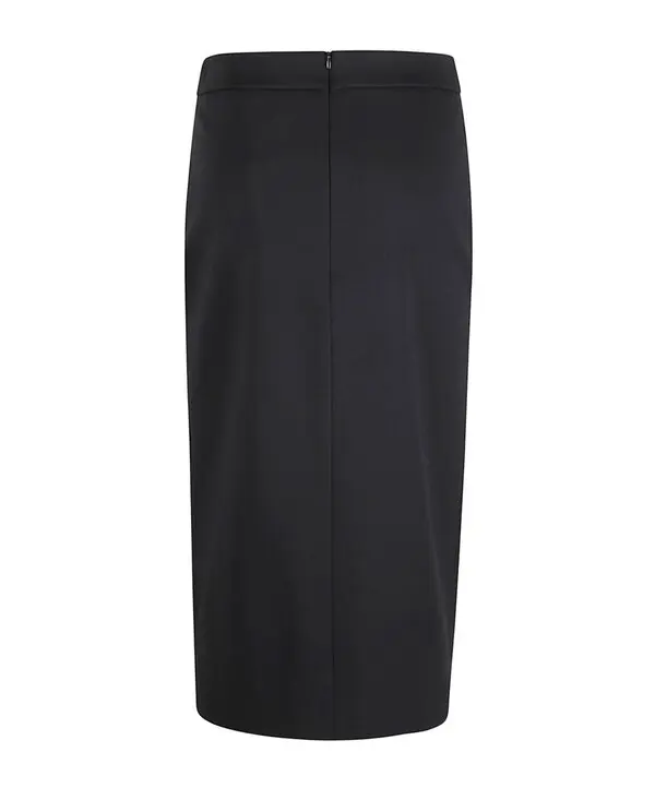 True Royal Slit Midi Skirt