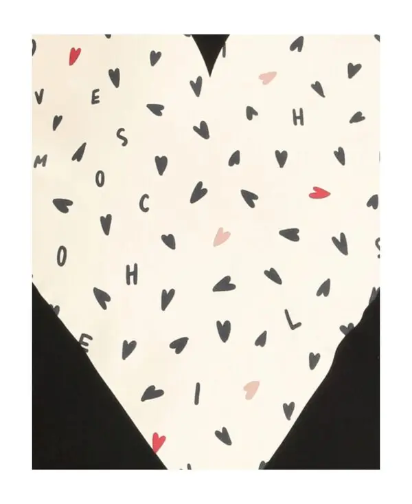Moschino Long-sleeved T-shirt With Heart Graphic