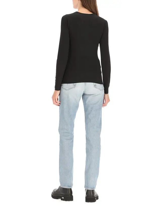 Moschino Long-sleeved T-shirt With Heart Graphic