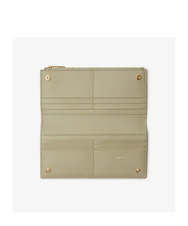 Burberry Checked Large Bifold Wallet