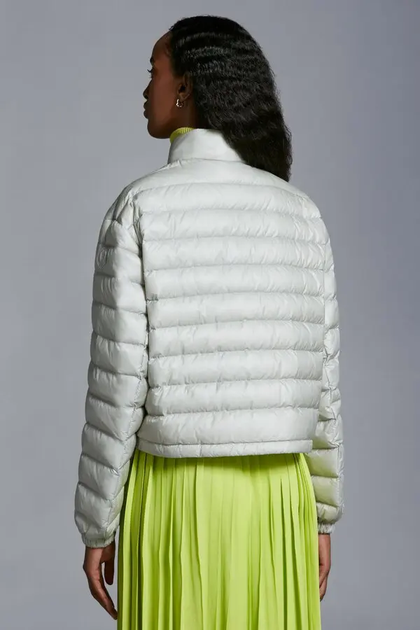 Moncler Down Puffer Jacket With Embossed Logo