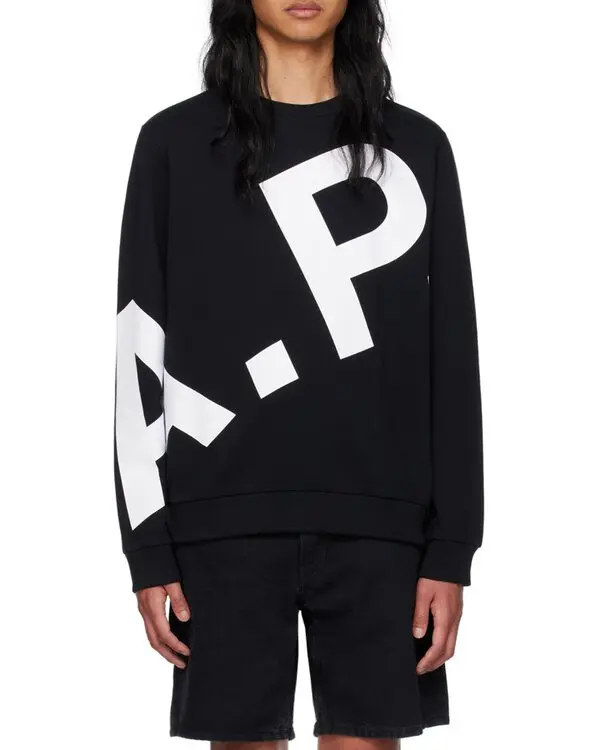 A.p.c. Logo-printed Crewneck Sweatshirt