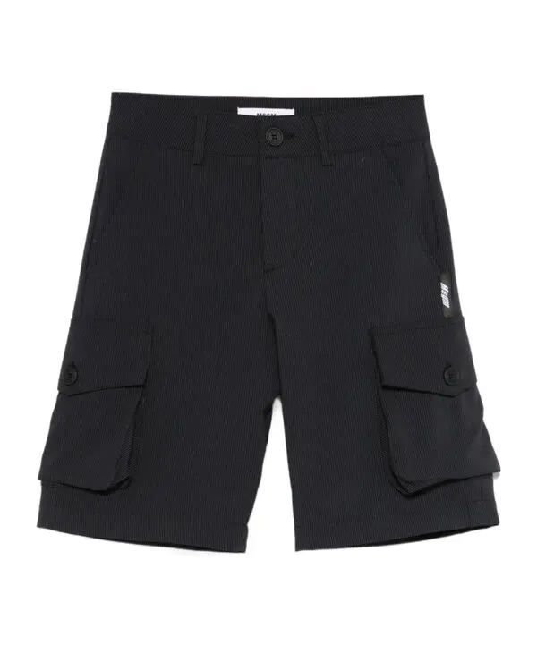 MSGM Pinstriped Cargo Shorts