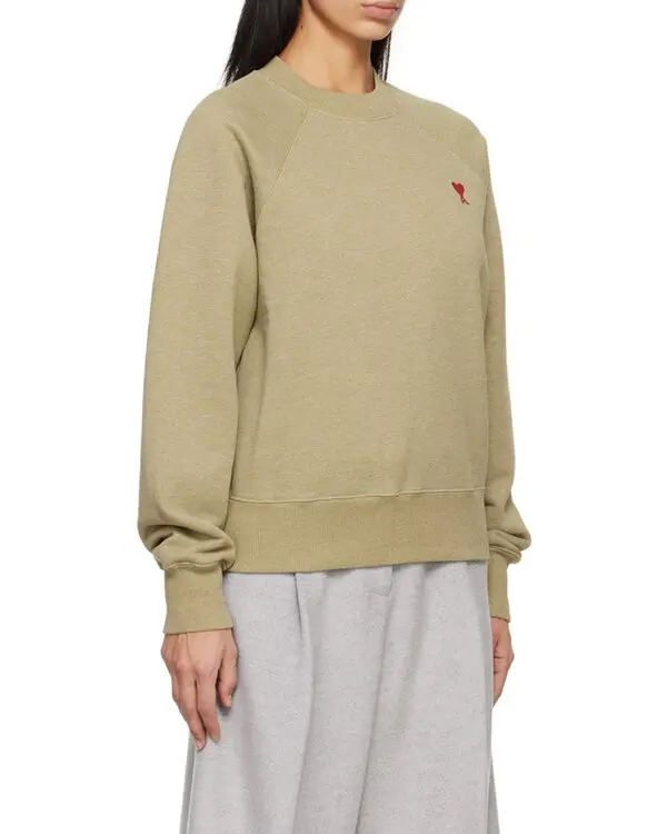 AMI Paris De Coeur Crewneck Sweatshirt