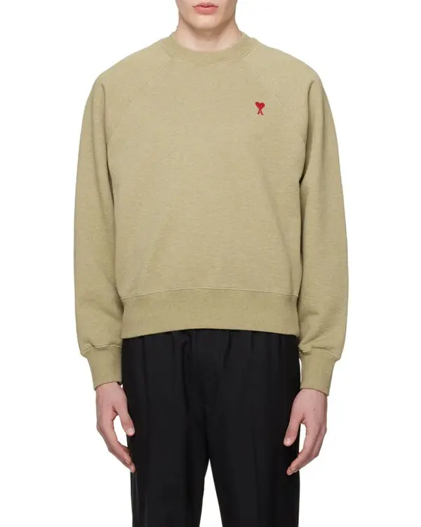 AMI Paris De Coeur Crewneck Sweatshirt