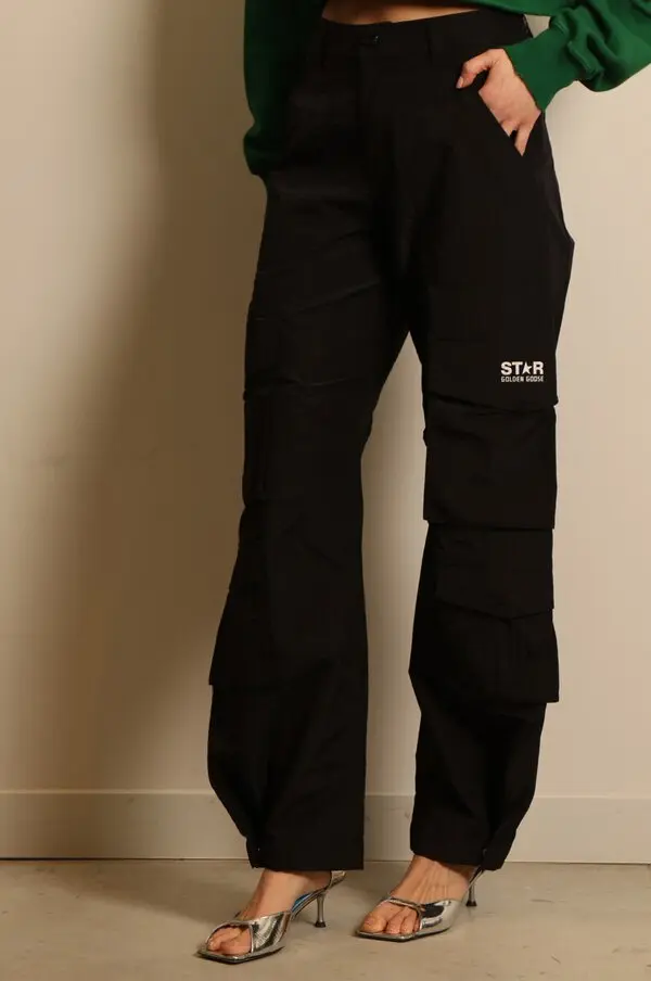 GOLDEN GOOSE Ripstop Mid-rise Cargo Trousers