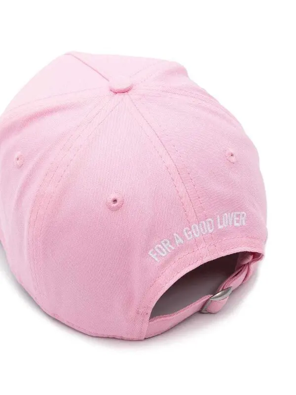 Dsquared2 Embroidered Cotton Baseball Cap