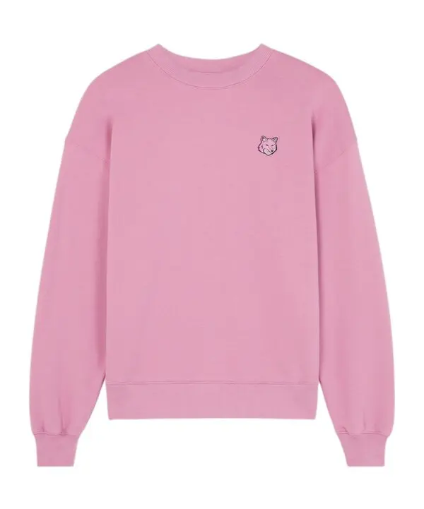 Maison Kitsuné Crewneck Sweatshirt With Fox Head Patch