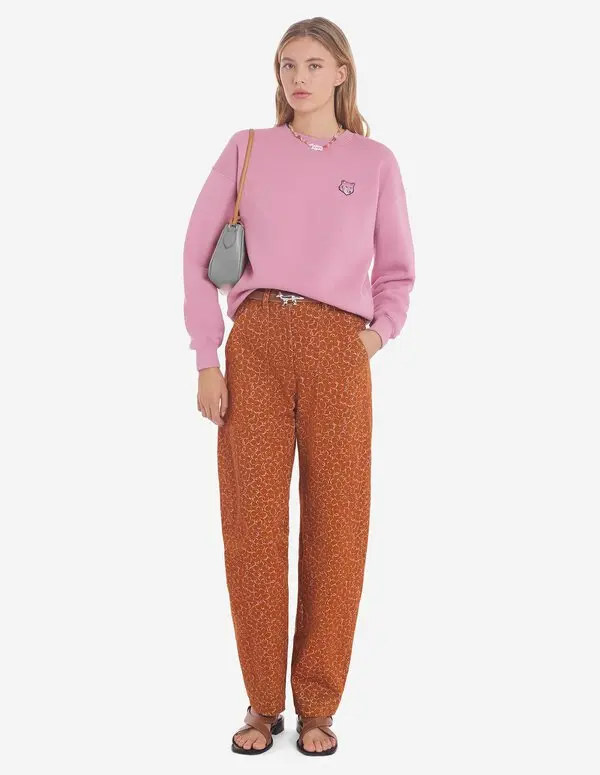 Maison Kitsuné Crewneck Sweatshirt With Fox Head Patch