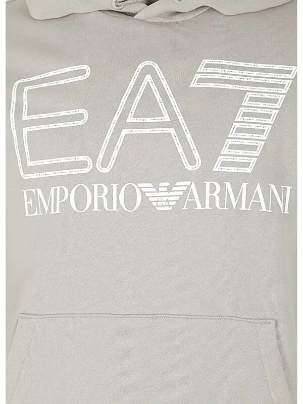 EA7 Logo Hooded Sweater