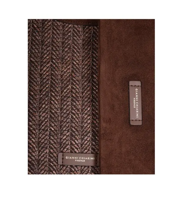 GIANNI CHIARINI Patterned Leather Shoulder Bag