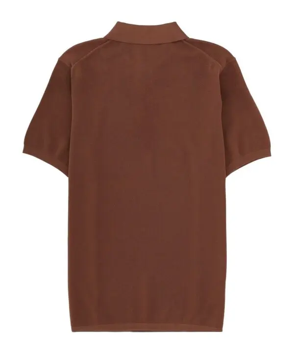 Aspesi Textured Knit Polo Shirt