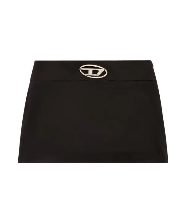 DIESEL® Logo Detailed Mini Skirt