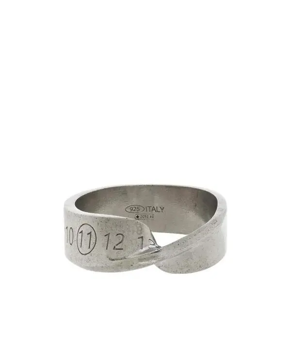 MAISON MARGIELA Engraved Logo Ring - Yellow