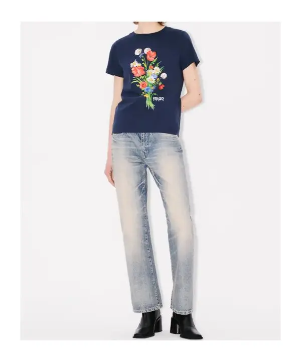 Kenzo Archive Bouquet' T-shirt In Cotton