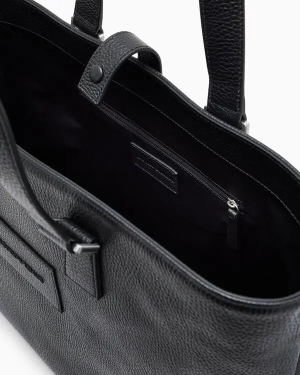 Emporio Armani Leather Tote Bag