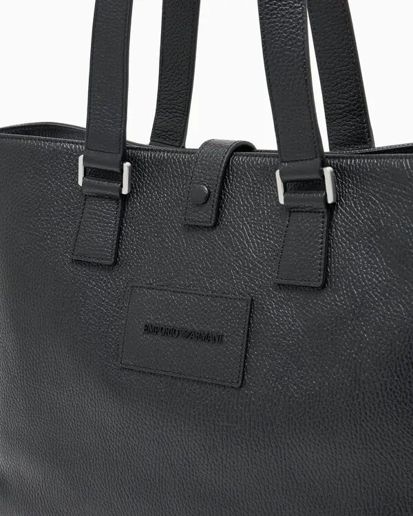 Emporio Armani Leather Tote Bag