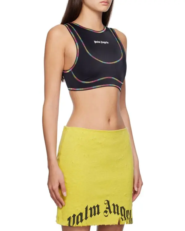 Palm Angels Rainbow Miami Sporty Top