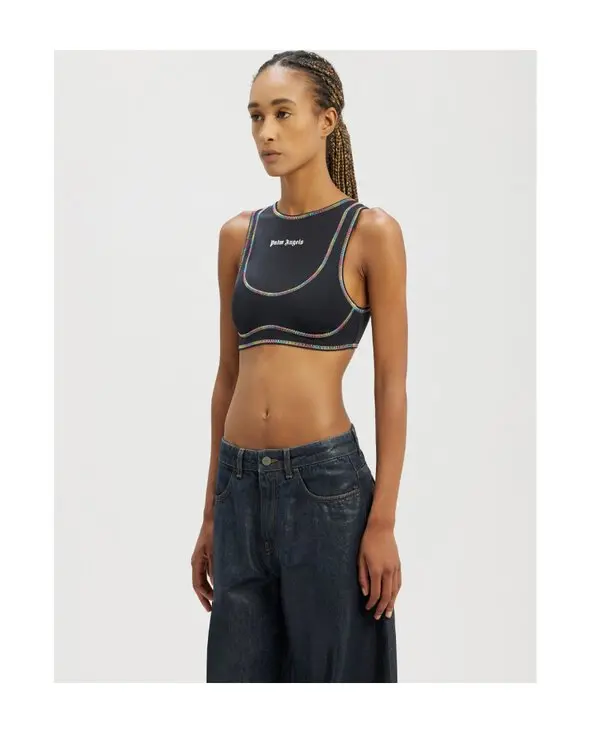 Palm Angels Rainbow Miami Sporty Top