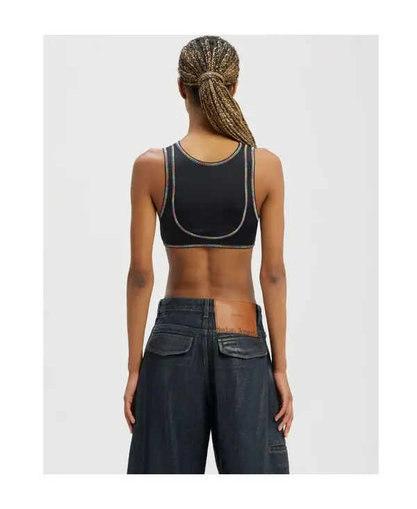 Palm Angels Rainbow Miami Sporty Top