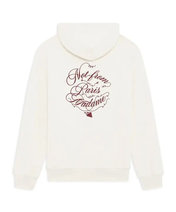 Drole De Monsieur Long-sleeved Hooded Sweater With Kangaroo Pockets