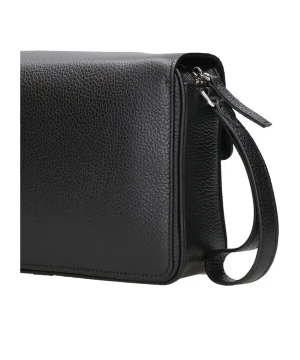 ORTIGNI Leather Clutch With Logo