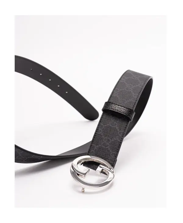 Gucci Gg Supreme Buckled Belt