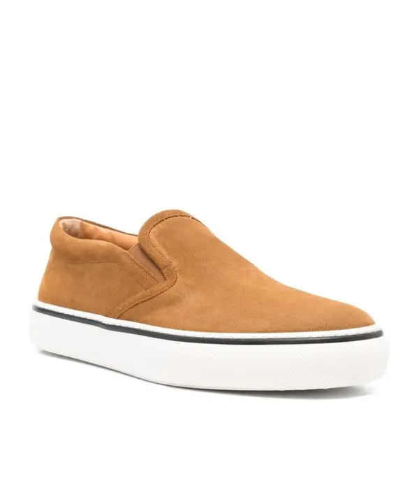 TOD'S Round Toe Slip-on Loafers