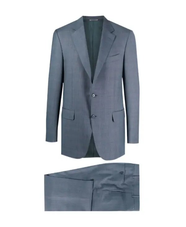 Canali Single-breasted Two-piece Suit - Blue