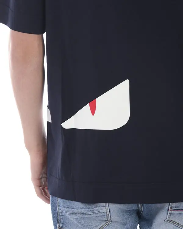 Fendi Bag Bugs Eye Pattern Printed T-shirt