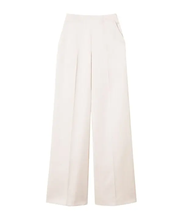 TWINSET High-rise Wide-leg Pants With Side Zippers