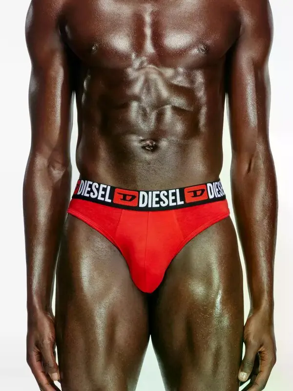 DIESEL® Logo-jacquard Briefs