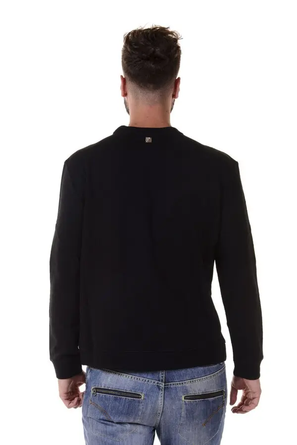 Versace Logo Print Crew Neck Sweater