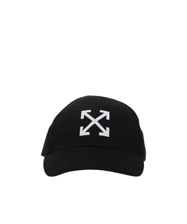 Off-White Arrow Logo Baseball Cap - Black