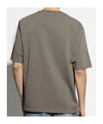 AMI Paris De Coeur Crewneck T-shirt - Green
