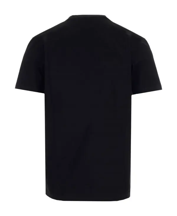 Stone Island Logo Patch Crewneck T-shirt - Black