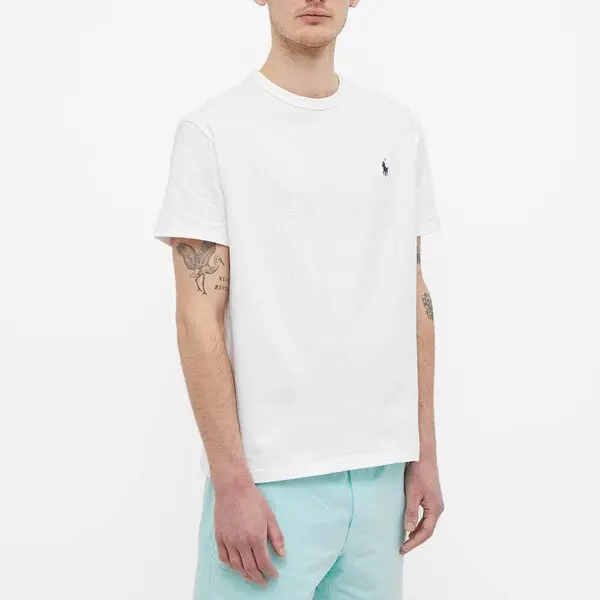 Polo Ralph Lauren Classic Fit Heavyweight Jersey T-shirt - White