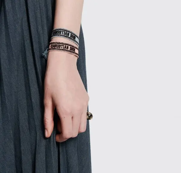 Dior Friendship Bracelets With Tassels